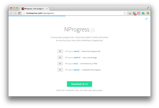 NProgress.js – Bram.us