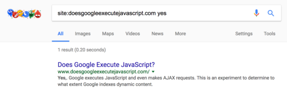 Does Google execute JavaScript? – Bram.us