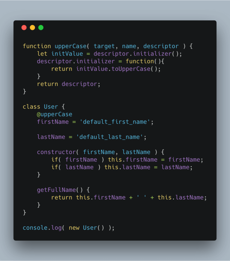 A minimal guide to ECMAScript Decorators (and Property Descriptors) – Bram.us