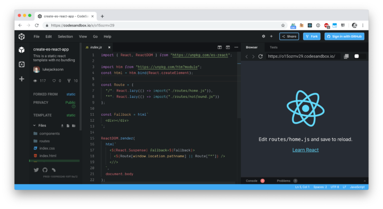 create-es-react-app – A create-react-app like template using only es ...