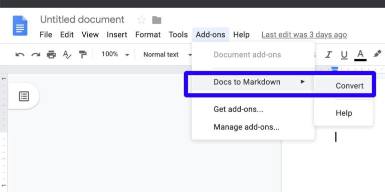 Convert a Google Doc to Markdown or HTML with “Docs to Markdown” – Bram.us