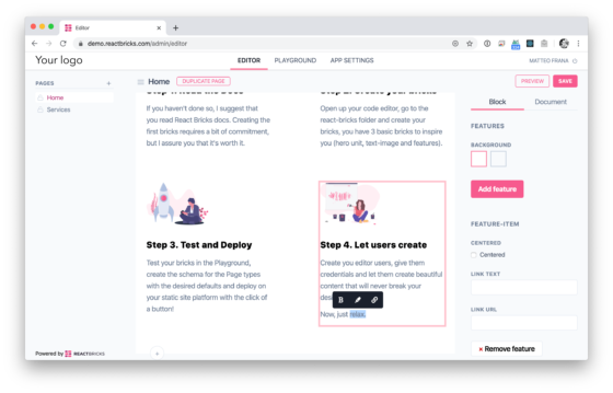 React Bricks – Bram.us