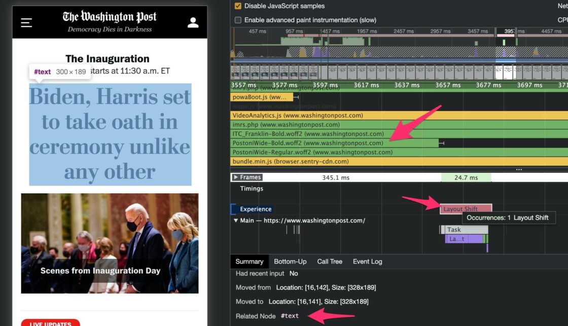 How to avoid layout shifts caused by web fonts – Bram.us