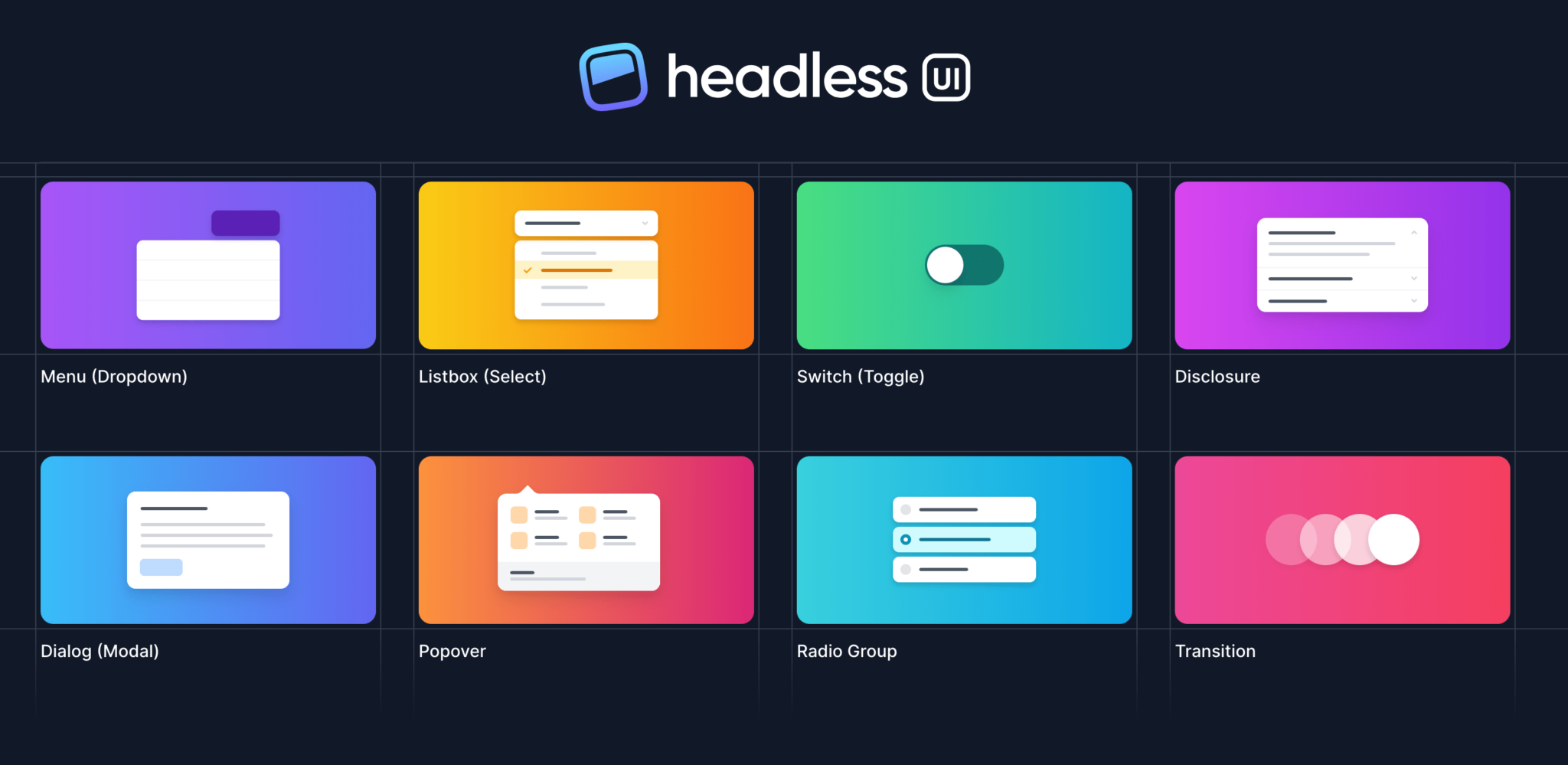 Headless UI — Completely Unstyled, Fully Accessible UI Components – Bram.us