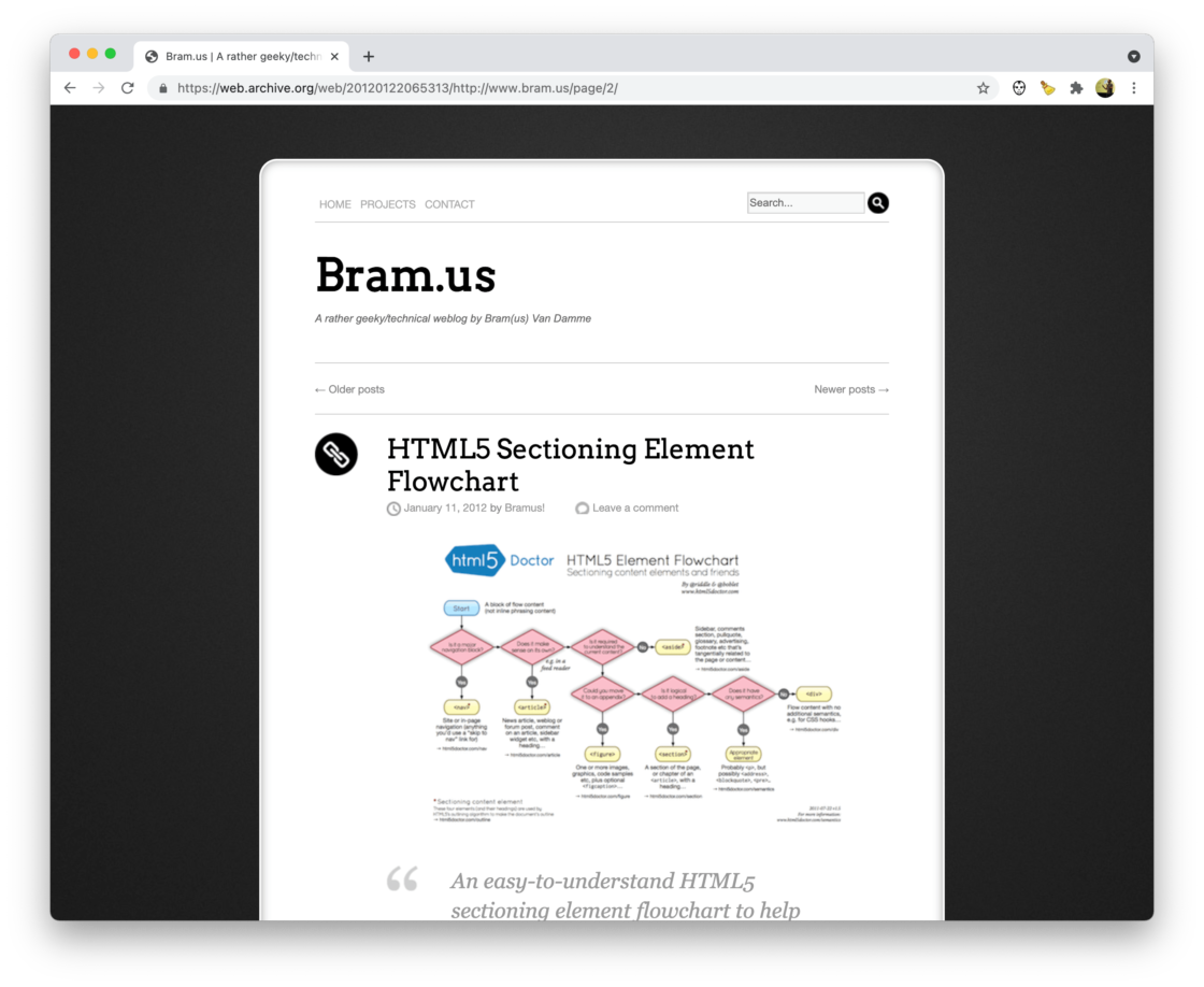 20 years of Bram.us – Bram.us