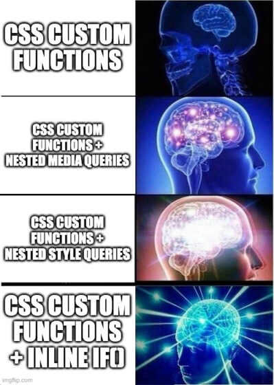 CSS @function + CSS if() = 🤯 – Bram.us